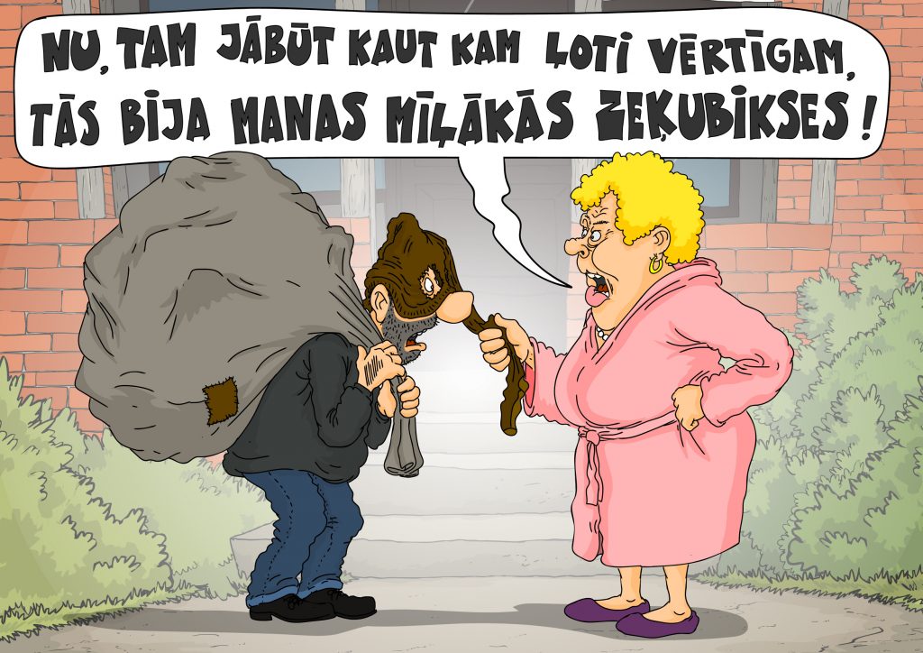 Nedēļas karikatūra: Zaglis | VENTSPILNIEKS.LV