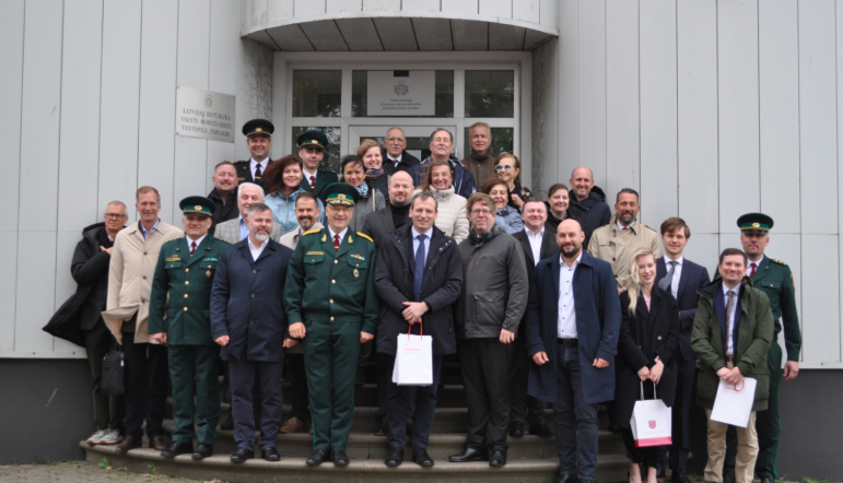 Valsts robežsardzes Ventspils pārvaldē norisinājās ārvalstu ...